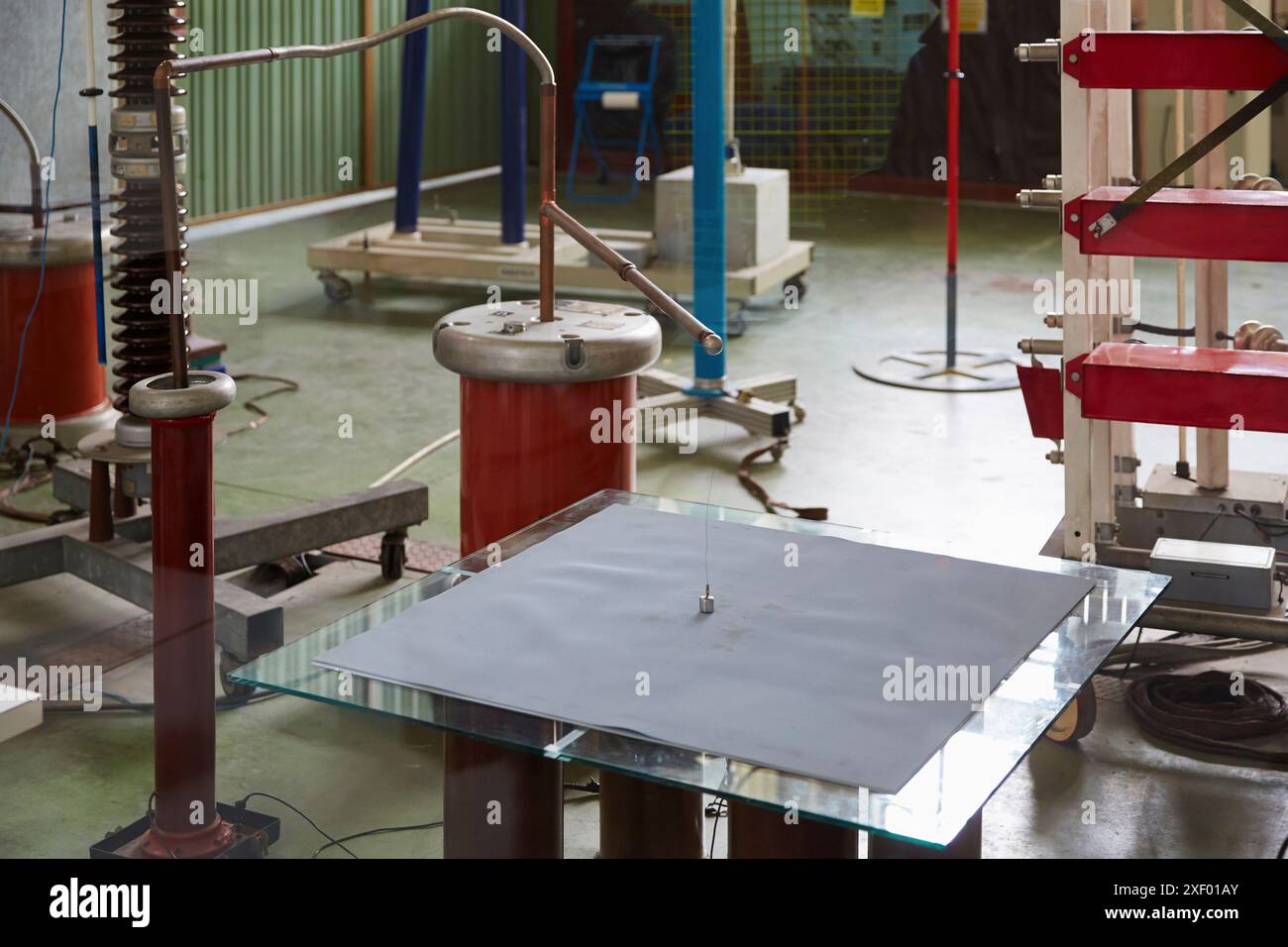 High voltage electric shock. Stiffness test insulating blanket. High ...