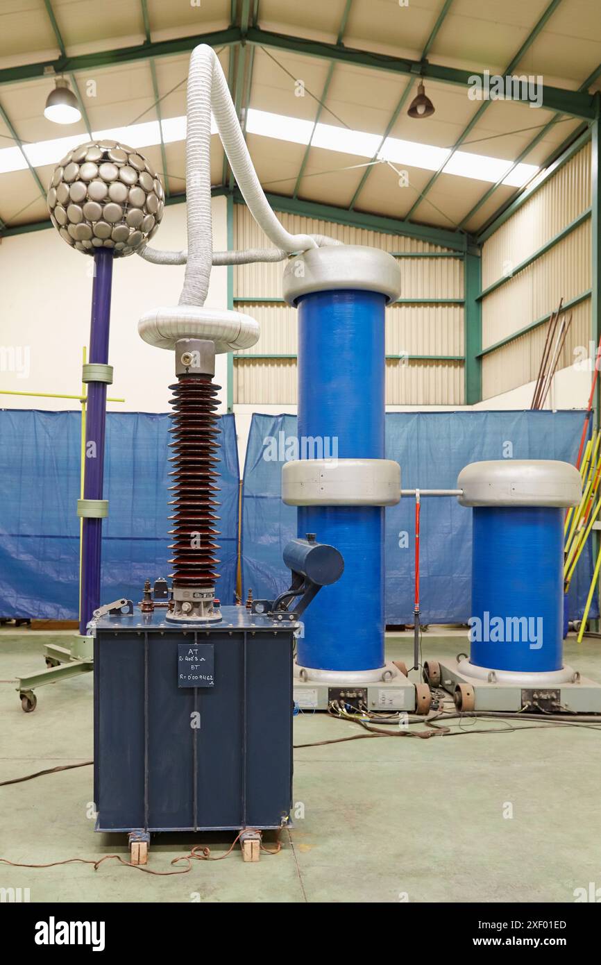 Trafo 550 kV. High Voltage Electric Laboratory. Certification of ...