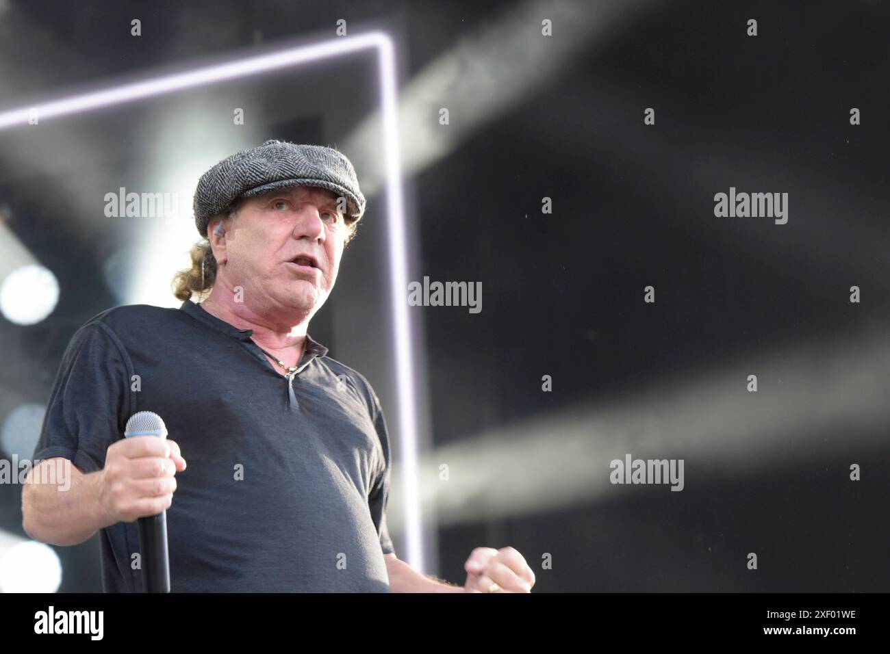 Brian Johnson - geboren am 5. Oktober 1947 in Dunston, Newcastle - gibt ...