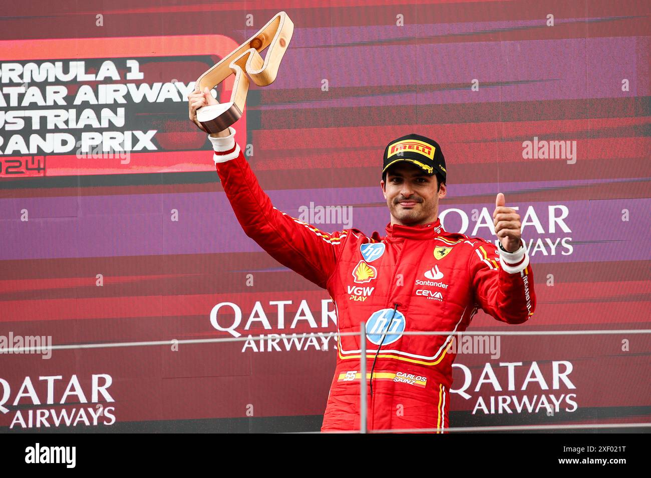 Spielberg, Austria. 30th June, 2024. SAINZ Carlos (spa), Scuderia ...