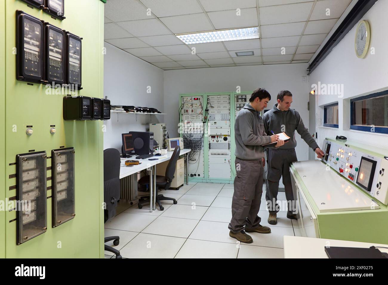 Control room. Power Electric Laboratory. Certification of electrical ...