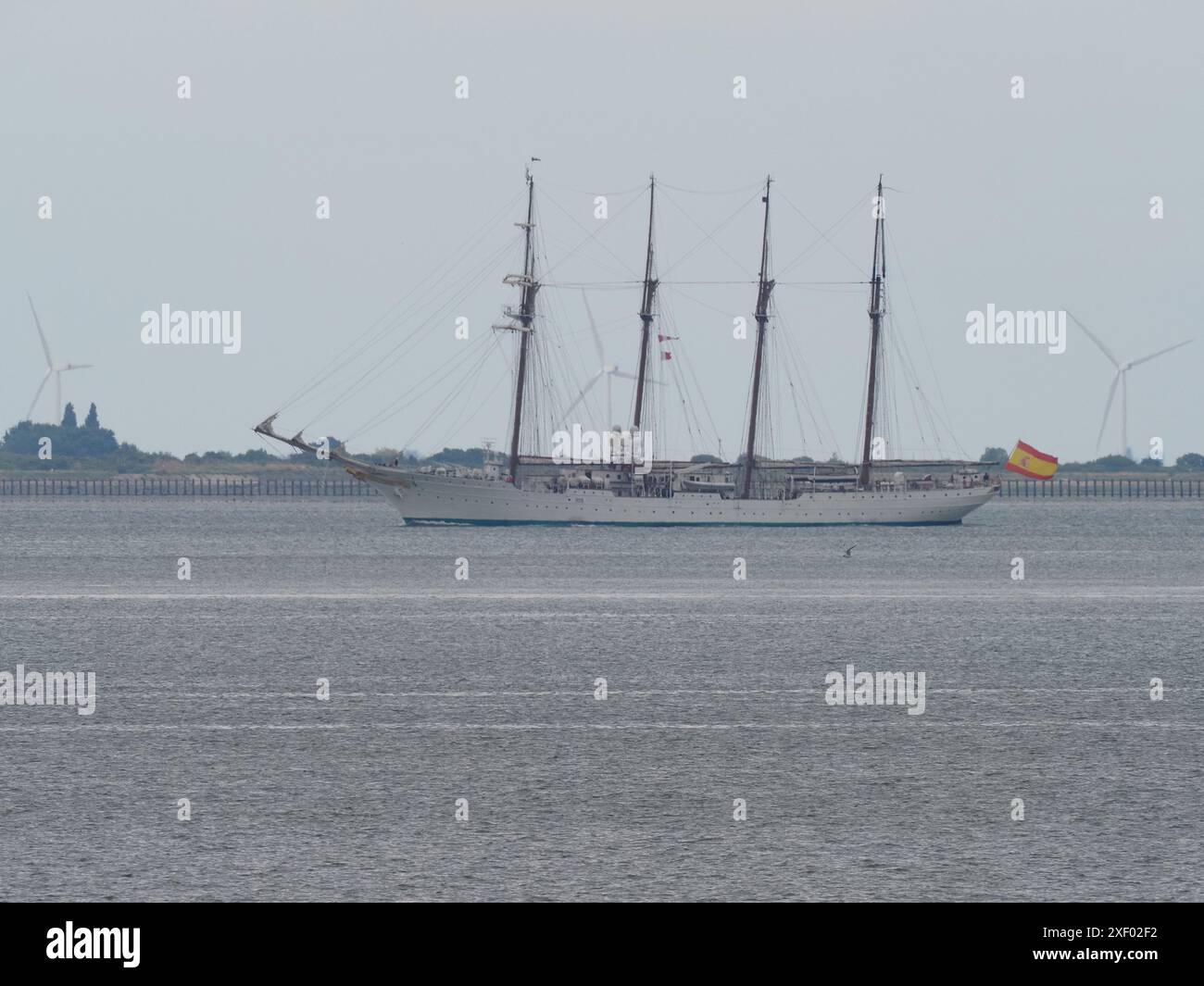 Sheerness, Kent, UK. 28th June, 2024. Spanish training tall ship Juan ...