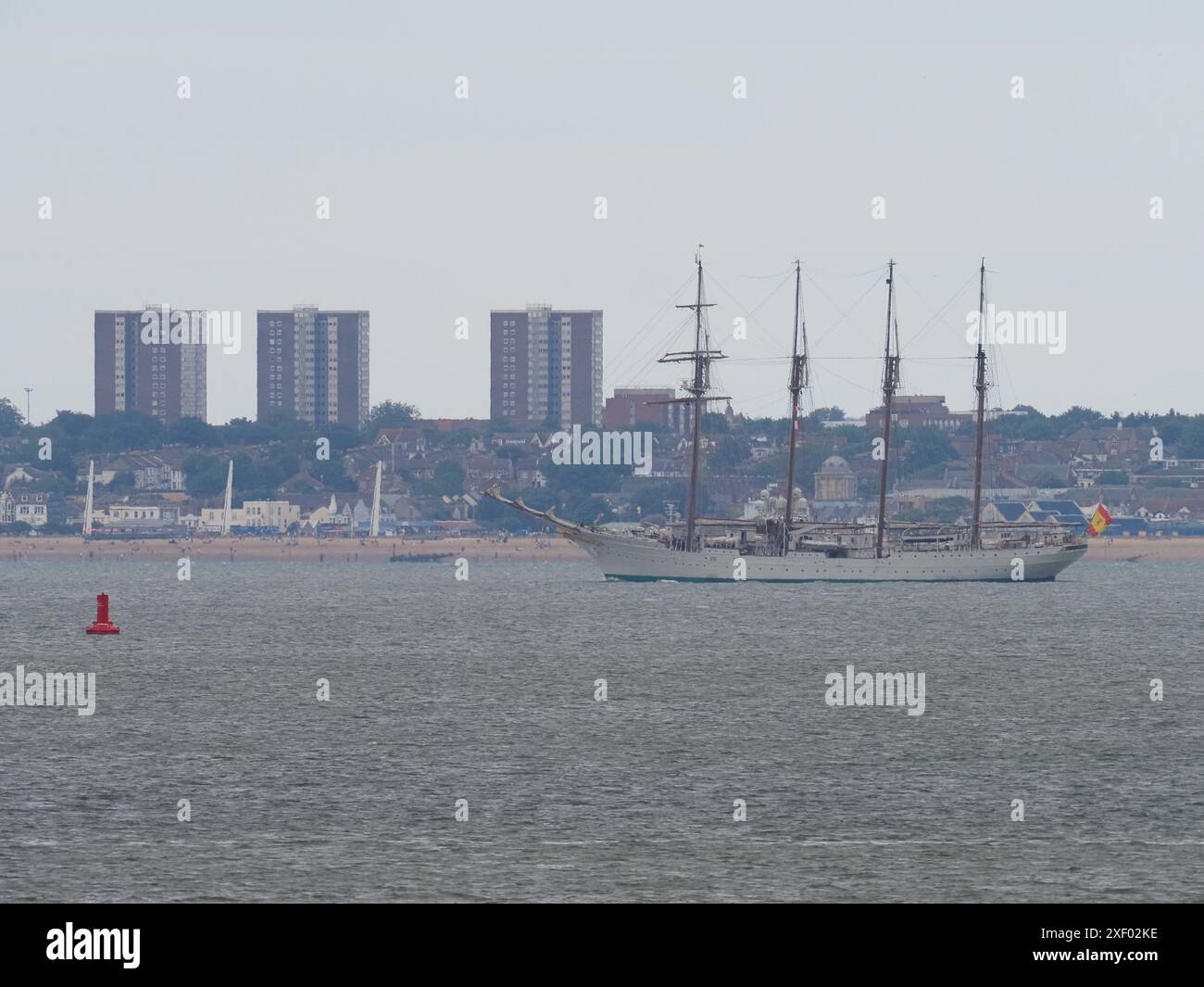 Sheerness, Kent, UK. 28th June, 2024. Spanish training tall ship Juan ...