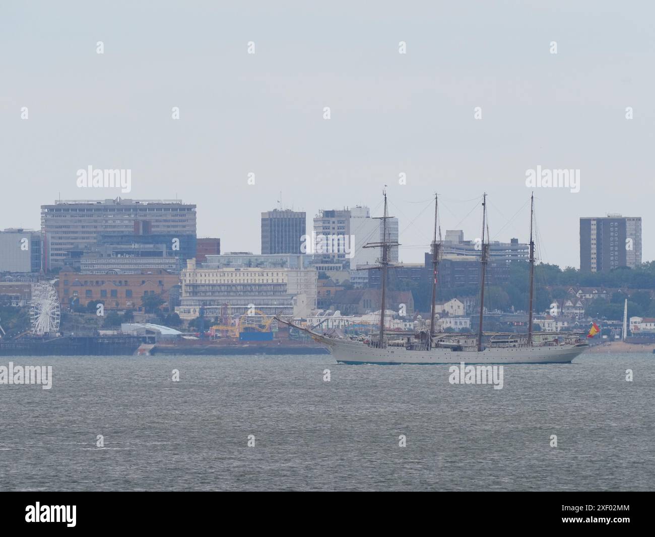 Sheerness, Kent, UK. 28th June, 2024. Spanish training tall ship Juan ...
