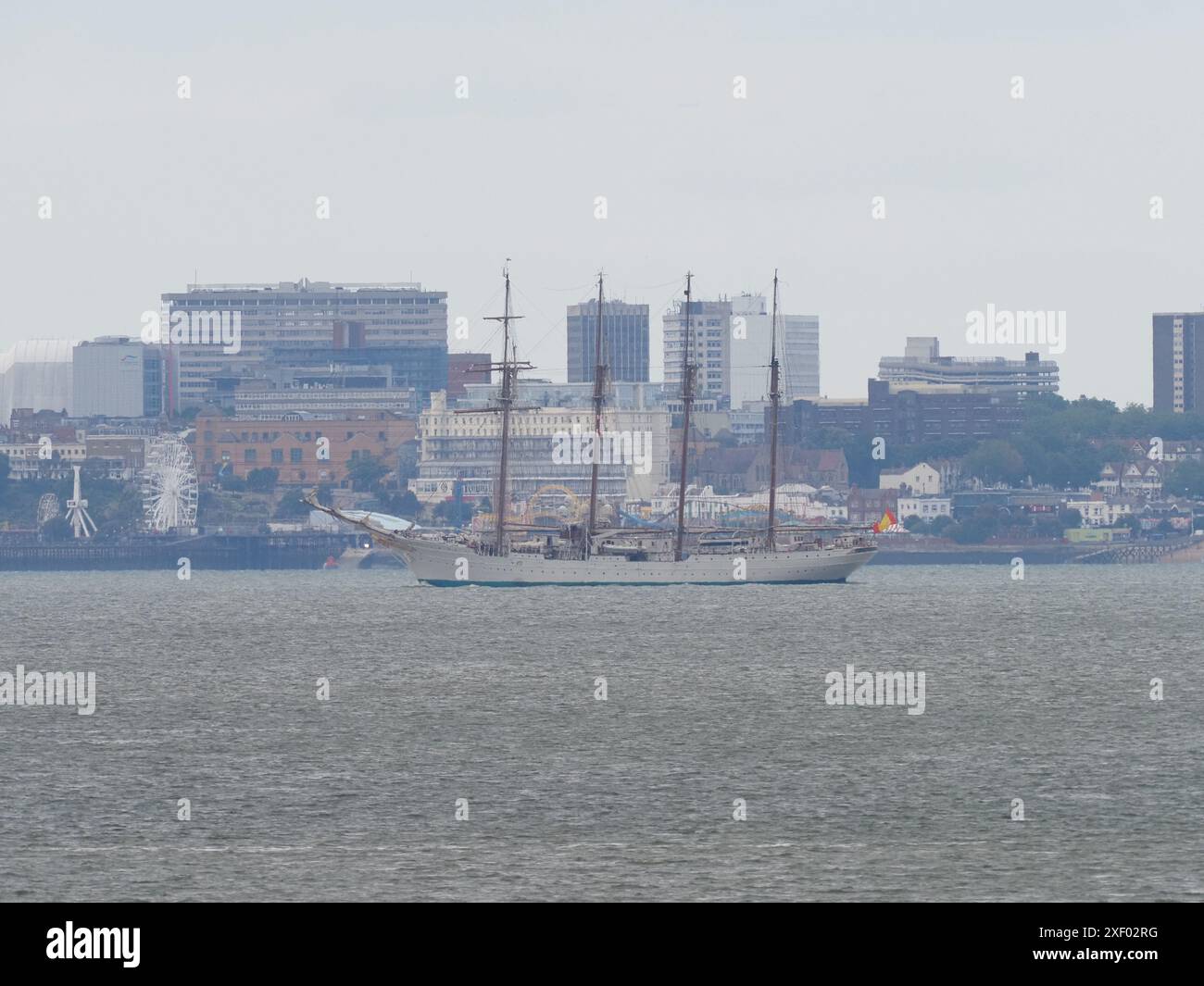 Sheerness, Kent, UK. 28th June, 2024. Spanish training tall ship Juan ...