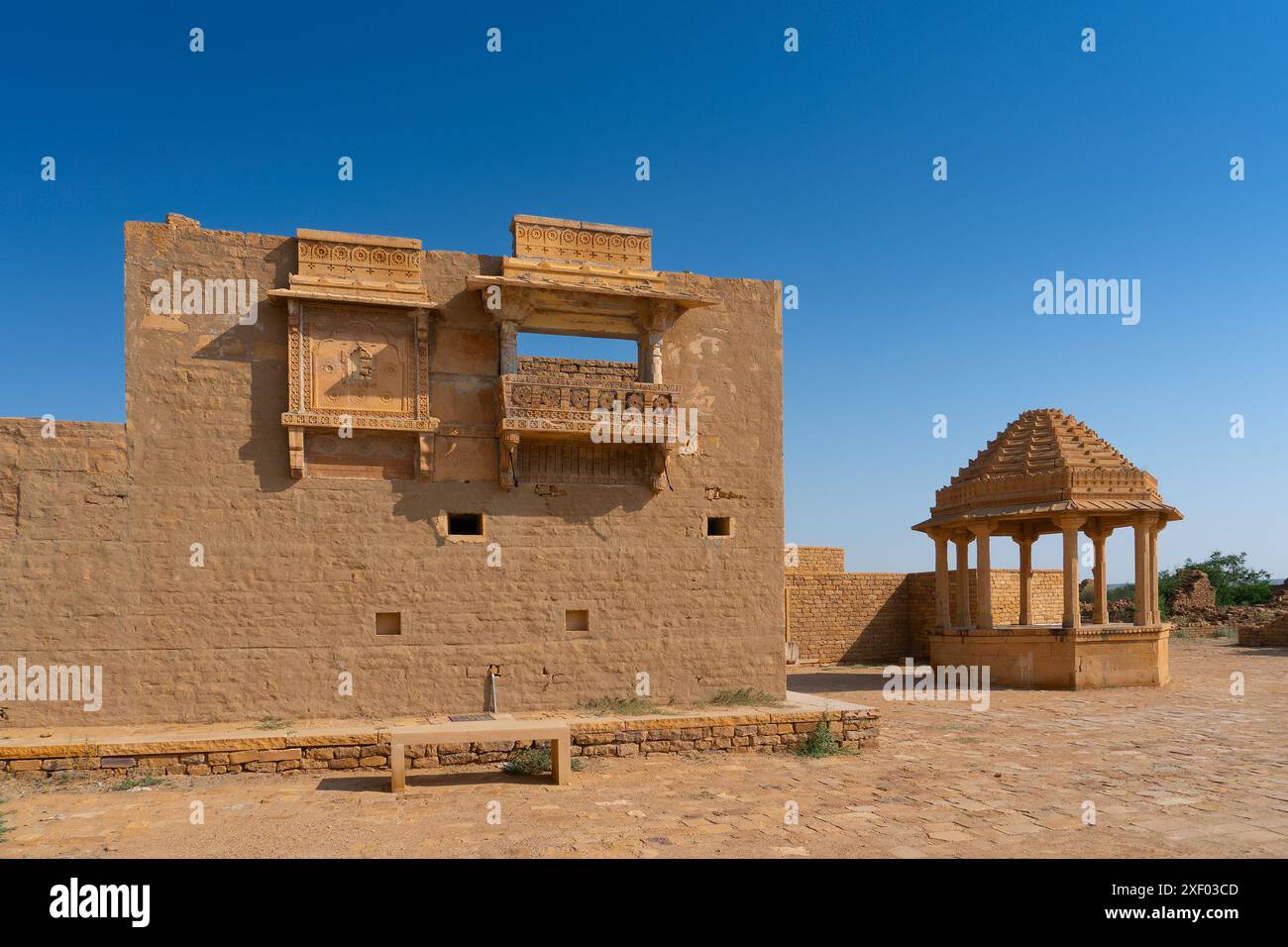Ruins, abandoned houses of Kuldhara village at Jaisalmer,Rajasthan ...