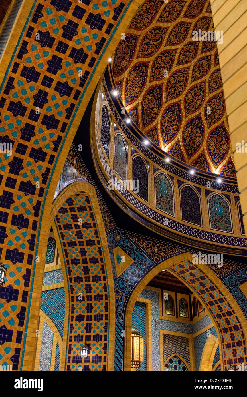 The beautiful interior design of Ibn Battuta shopping mall in Dubai ...