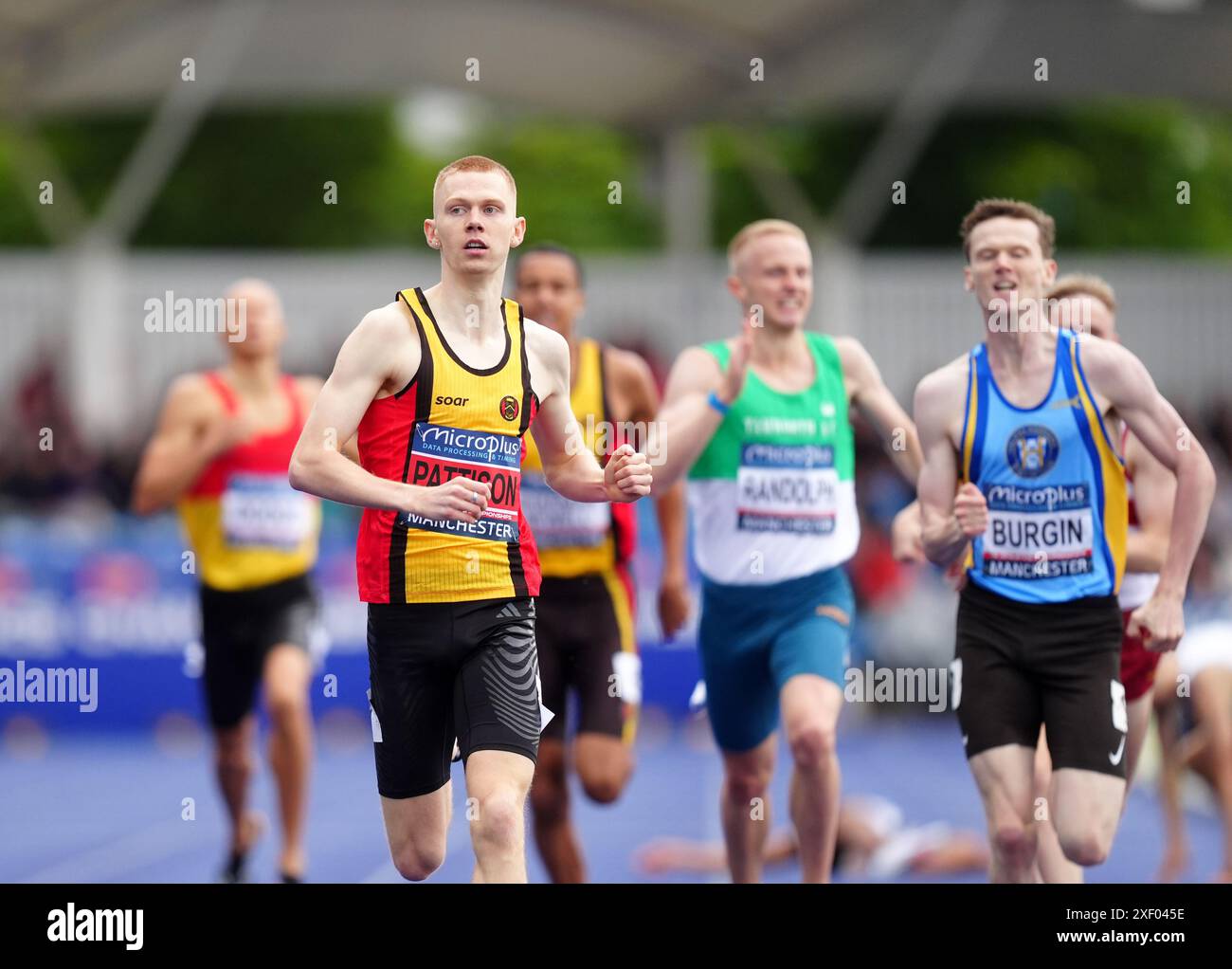 Ben Pattison wins the Men's 800m Final during day two of the Olympic ...