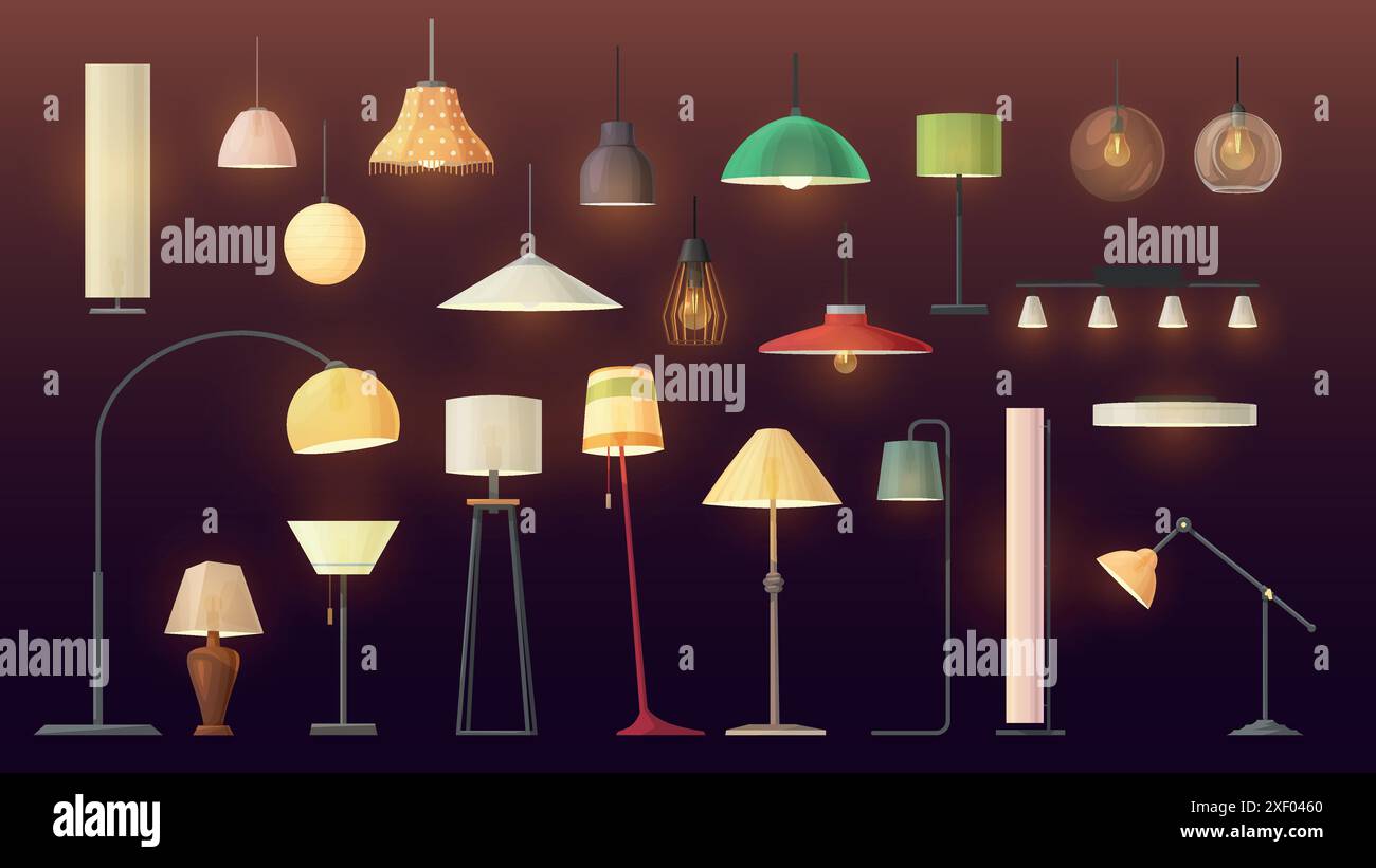 Big ceiling light Stock Vector Images - Alamy