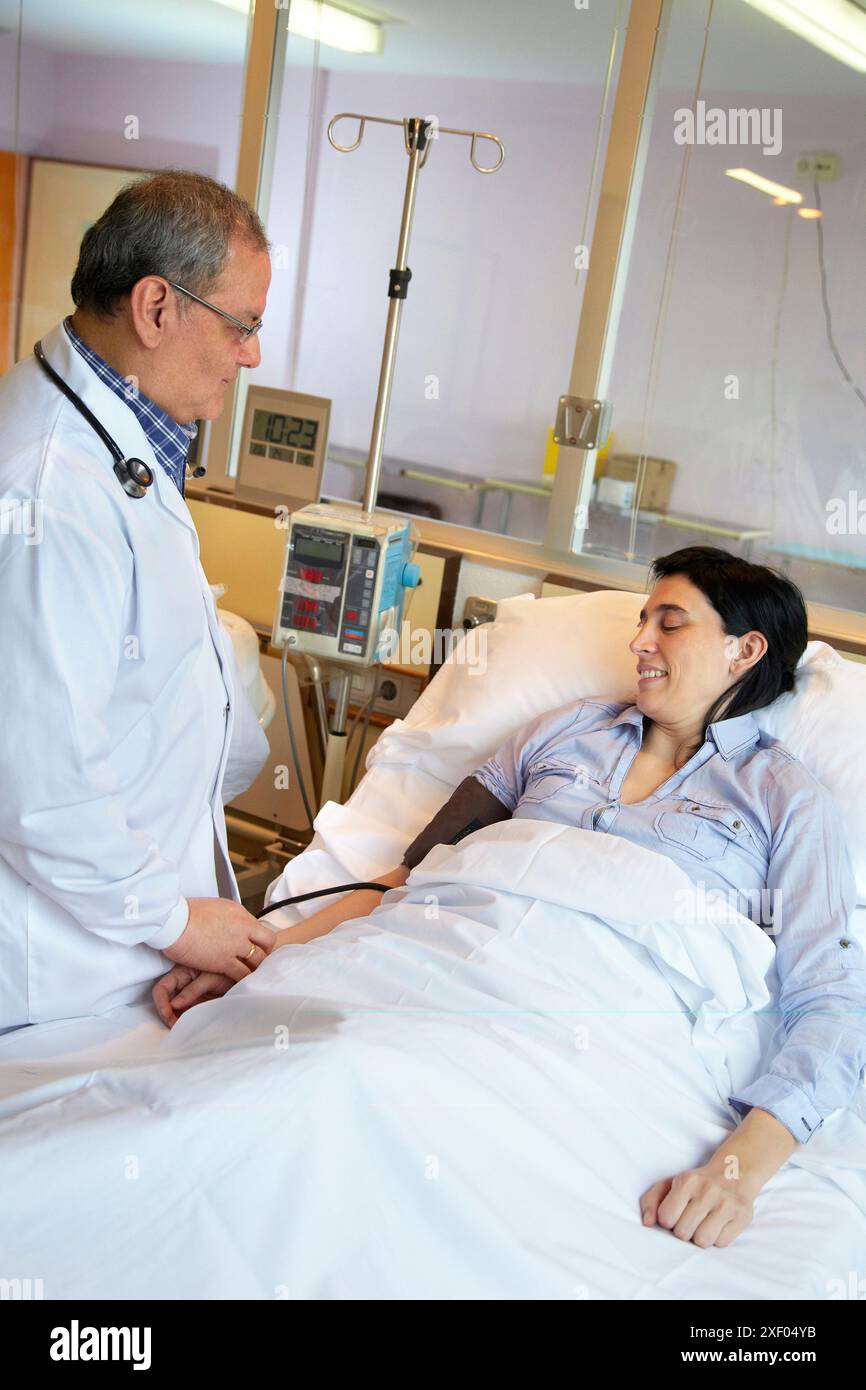 Taking vital signs, Blood pressure, Clinical Trials Unit, Testing in ...