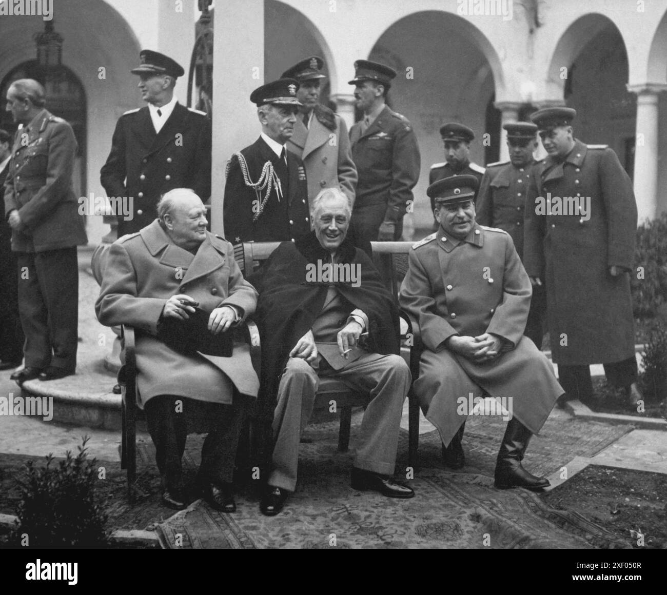 Prime Minister Winston S. Churchill, President Franklin D. Roosevelt ...