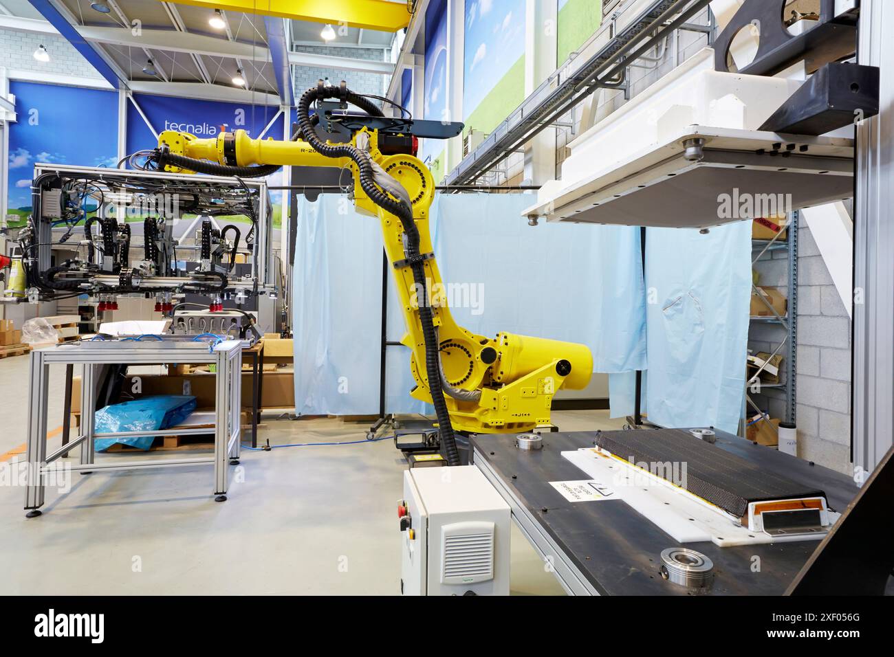 Tecnacomp Robotic cell manufacturing composite preforms Dry fiber ...