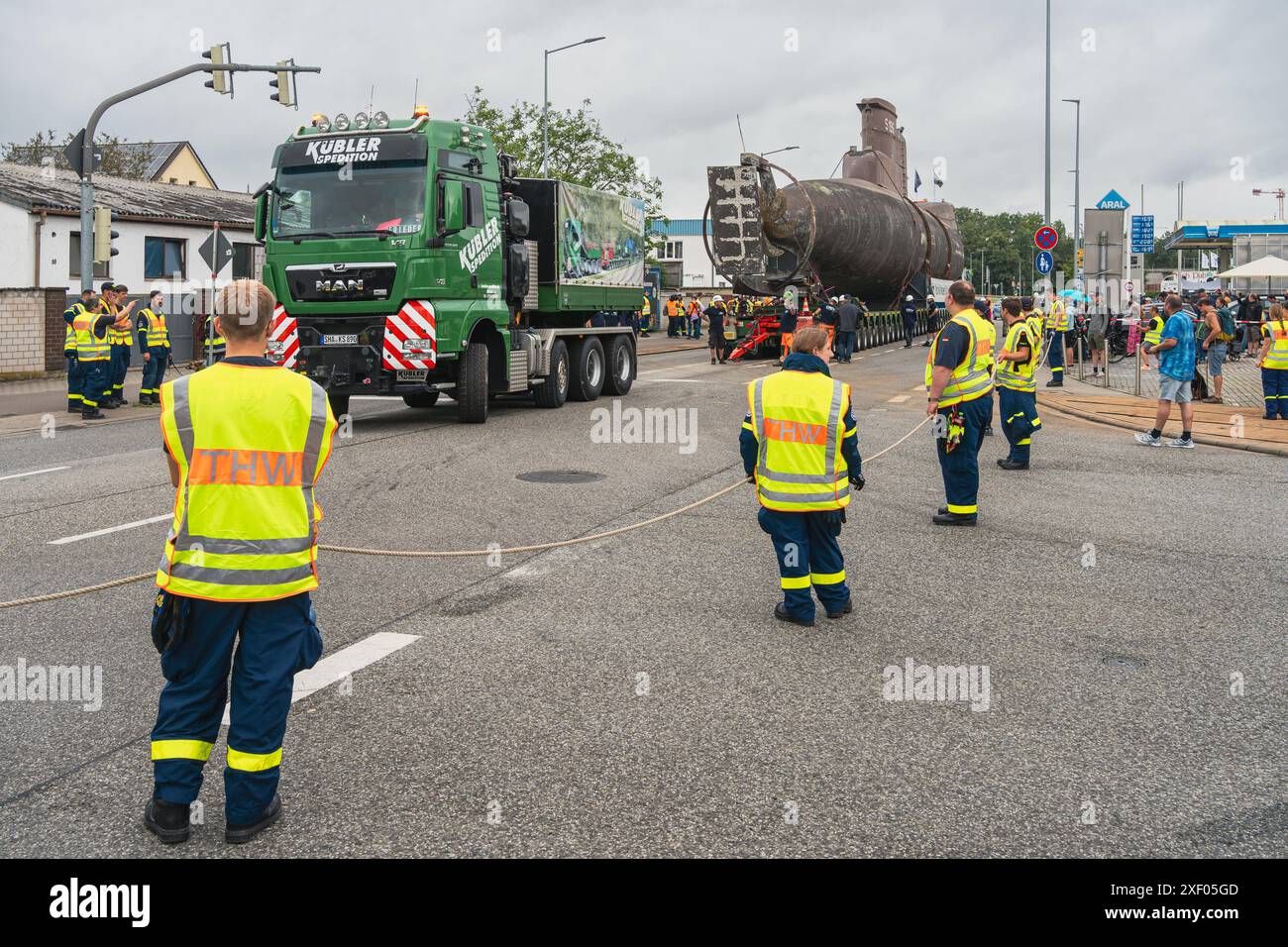 Speyer, Germany. 30th June, 2024. The truck is being prepared for ...