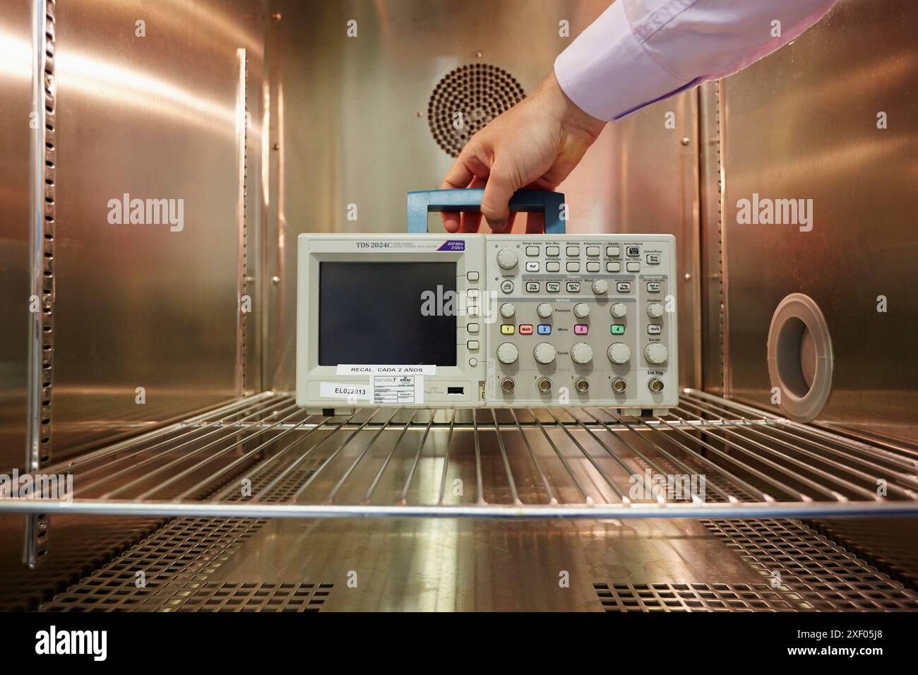 Test climate at high and low temperatures. Climate Chamber. Artificial ...