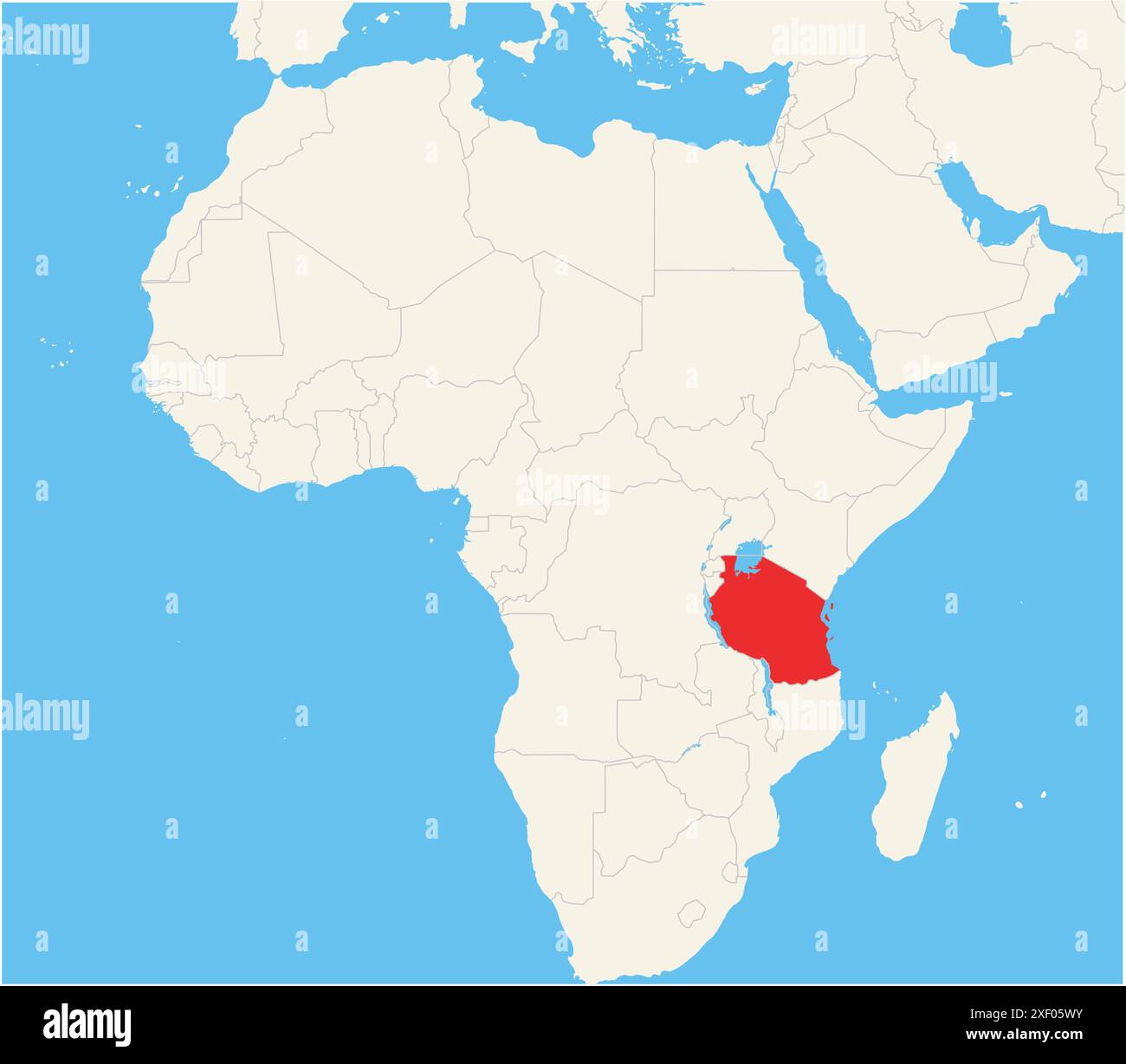 Tanzania Africa Map MAP OF TANZANIA YouTube