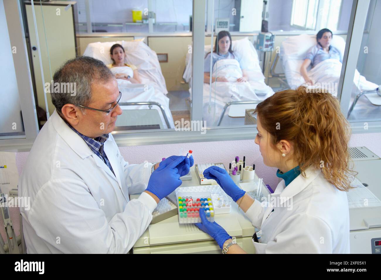 Experimental phase clinical trial, Processing of biological samples ...