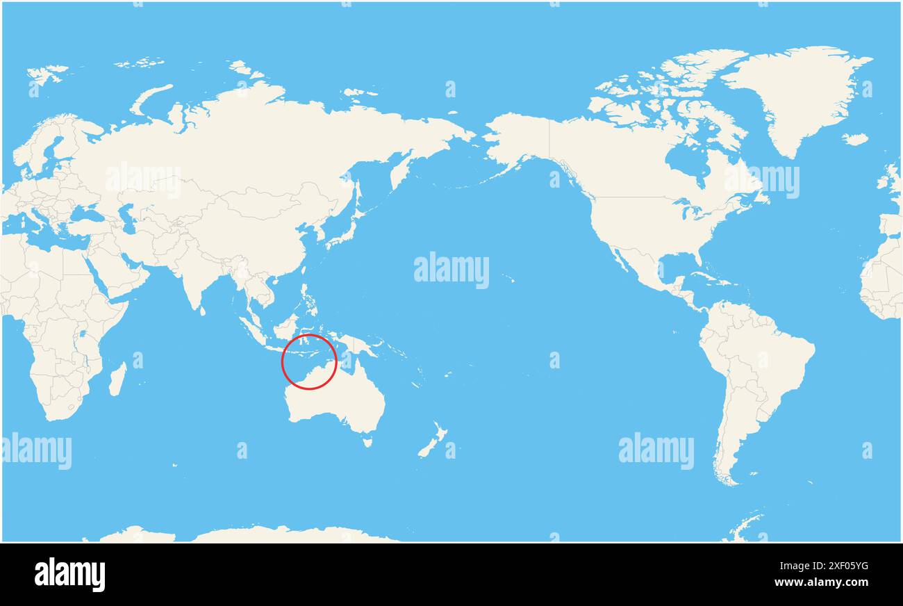 Locator map showing the location of the country Ashmore & Cartier ...