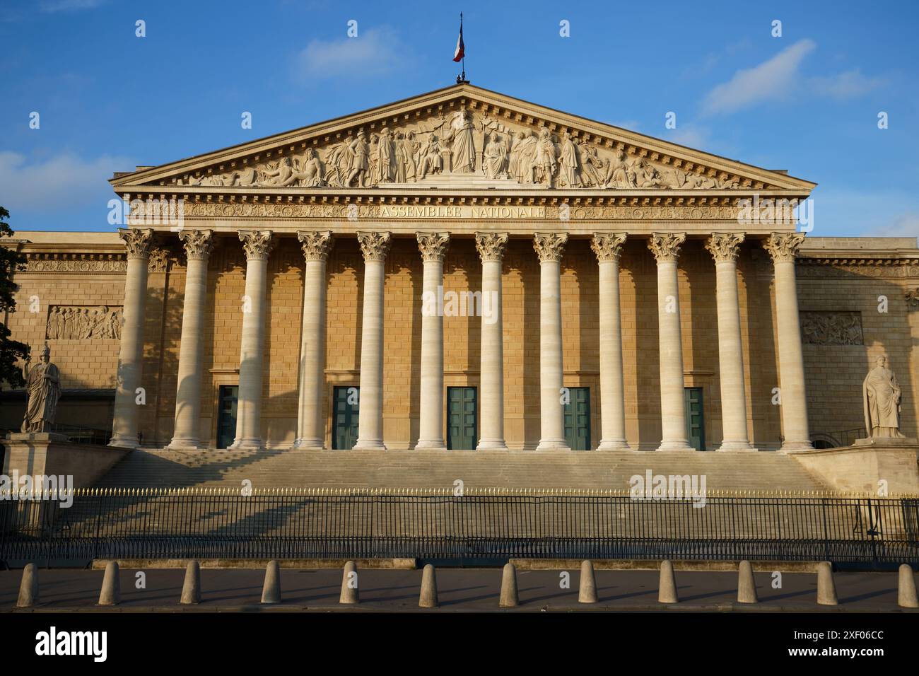 The French national Assembly- Bourbon palace , Paris, France Stock ...