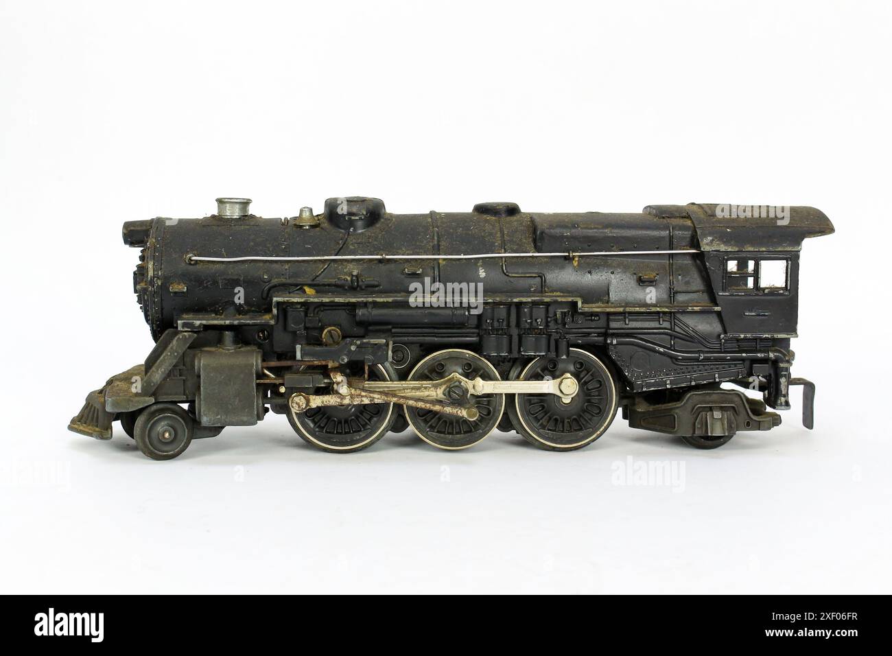 An antique vintage toy train engine Stock Photo - Alamy