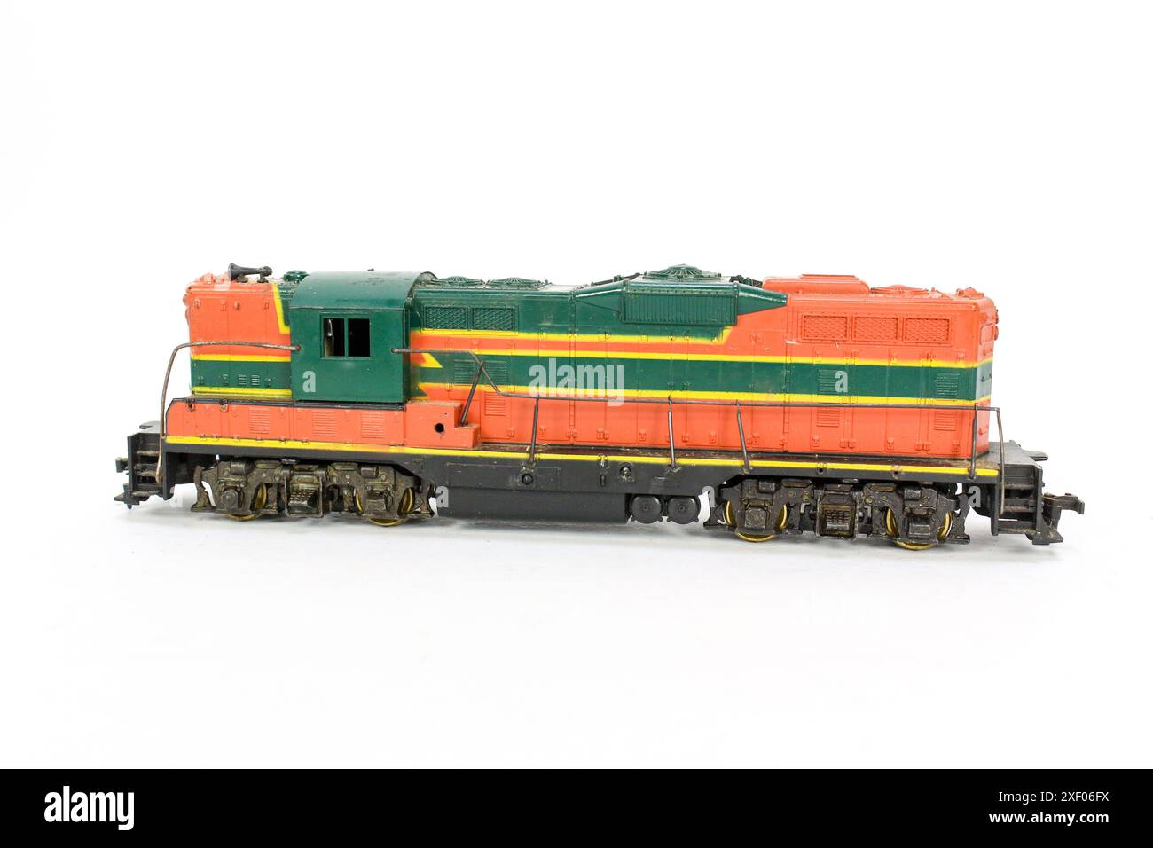 An antique vintage toy train engine Stock Photo - Alamy