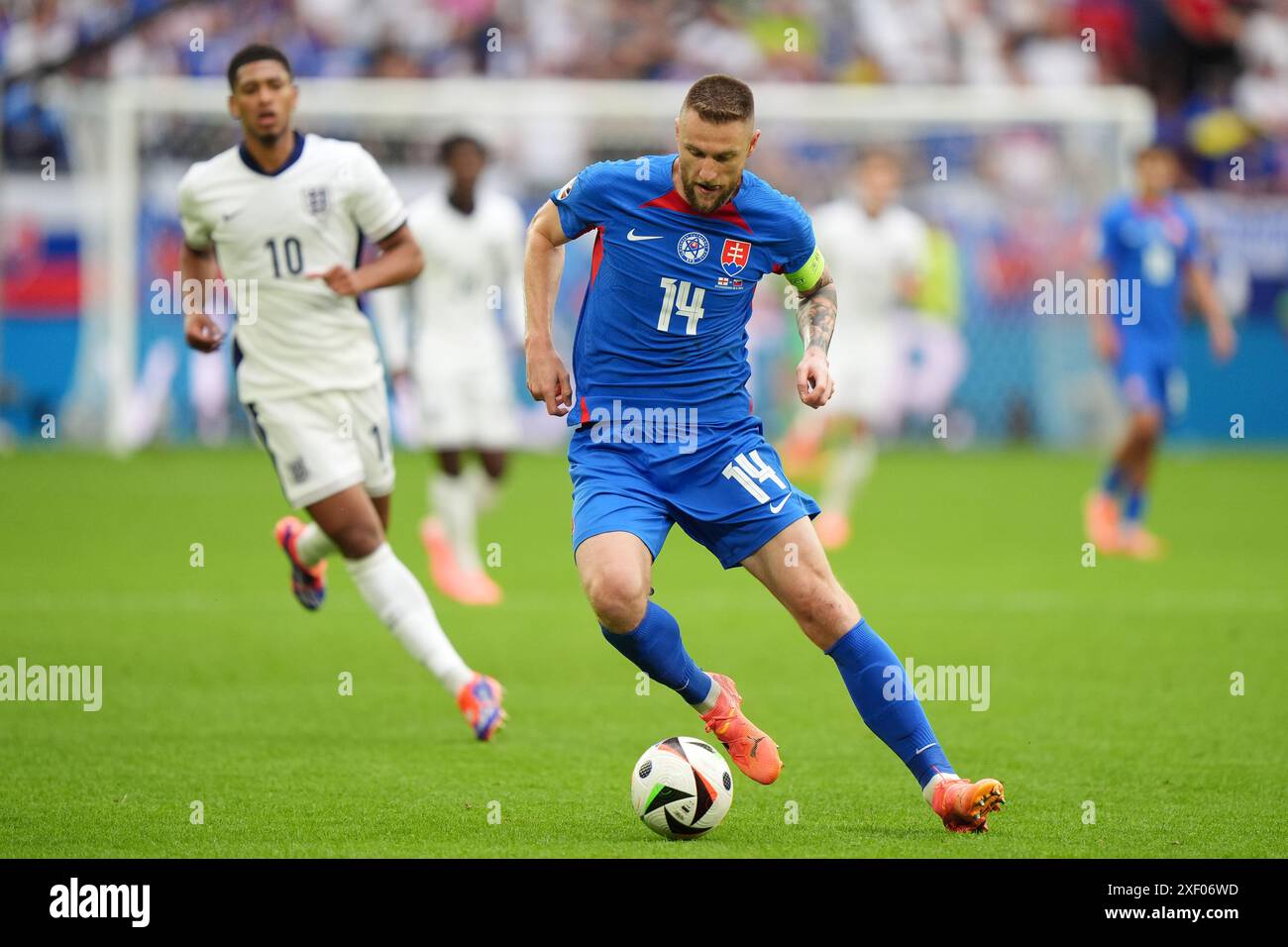 Slovakia's Milan Skriniar in action during the UEFA Euro 2024, round of ...