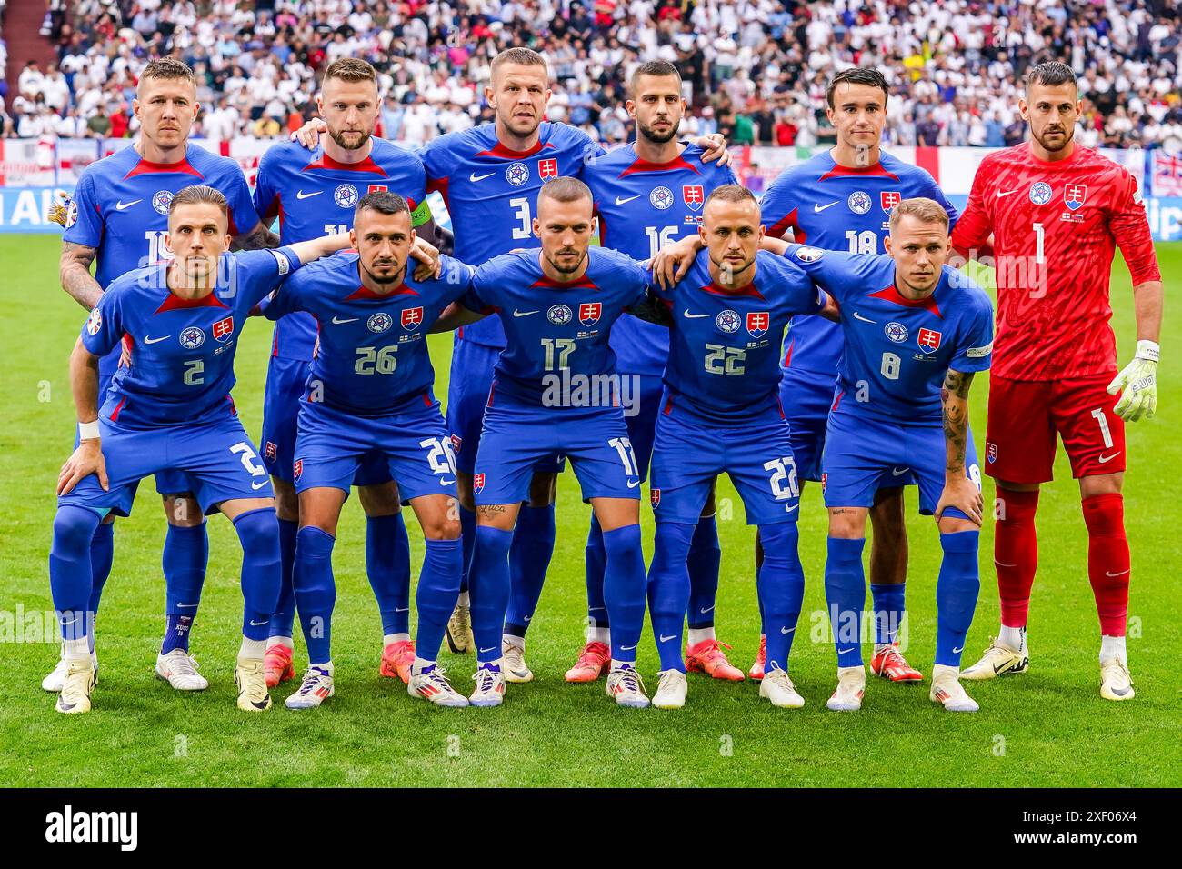 GELSENKIRCHEN, GERMANY - JUNE 30: Teamphoto with: goalkeeper Martin ...