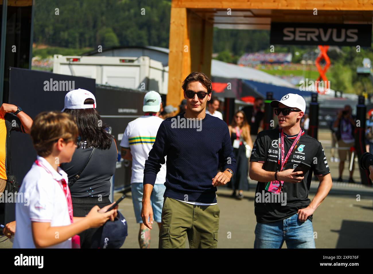 George Russell (GBR) - Mercedes-AMG PETRONAS F1 Team - Mercedes W15 ...