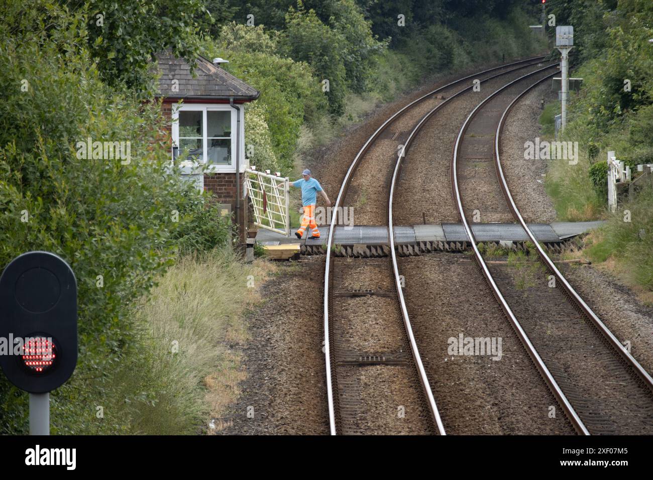 Llanfair Pwllgwyngyll station Stock Photo - Alamy