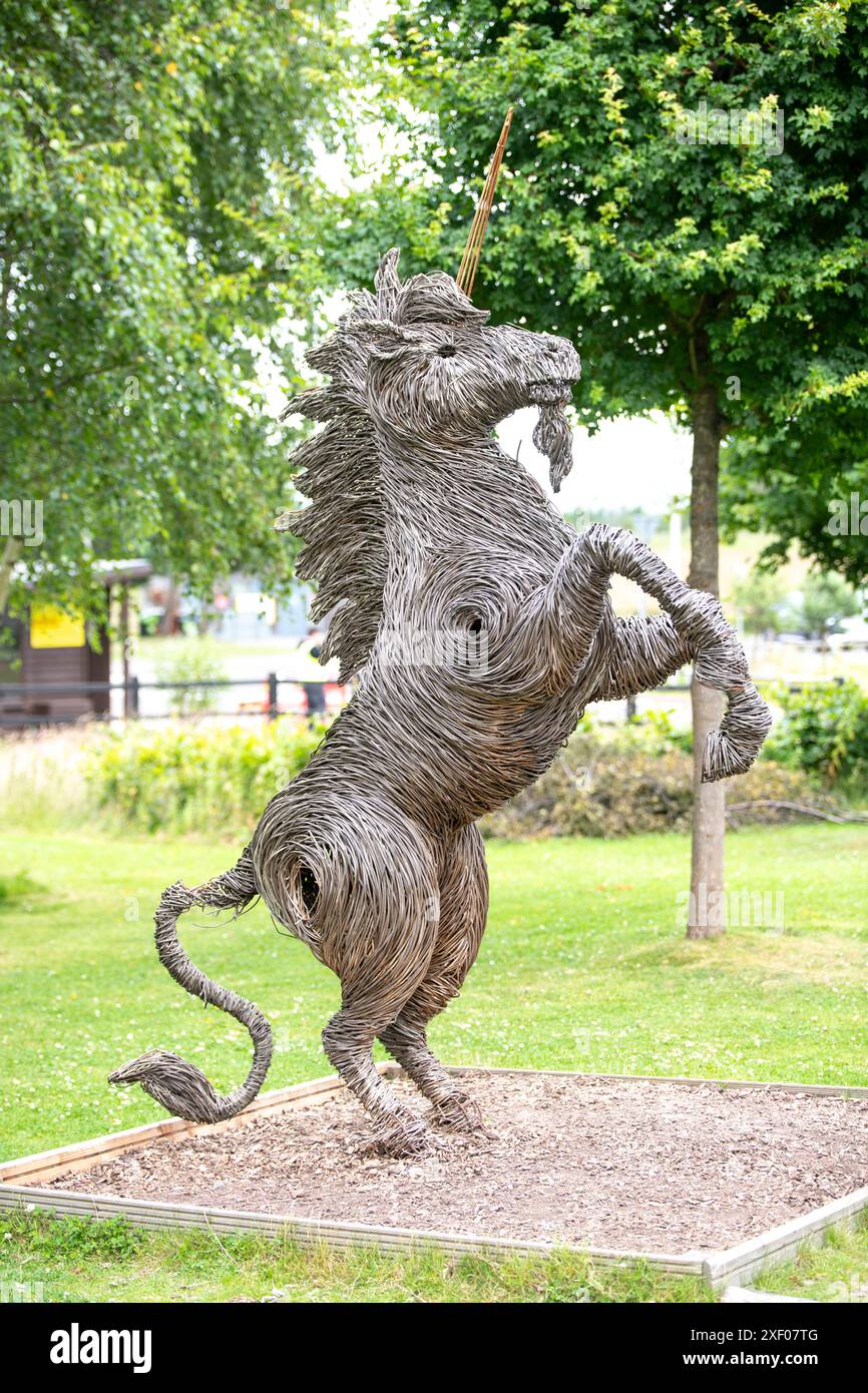 Unicorn statue hi-res stock photography and images - Alamy