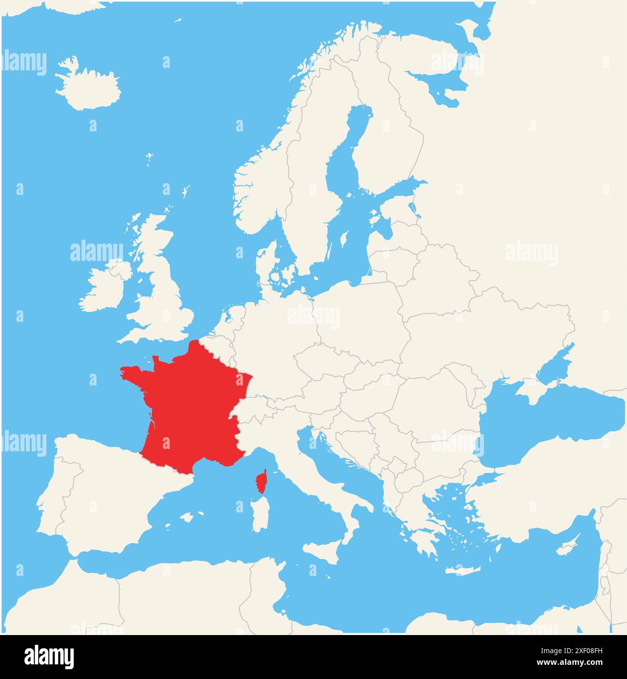 World map showing boundaries hi-res stock photography and images - Alamy