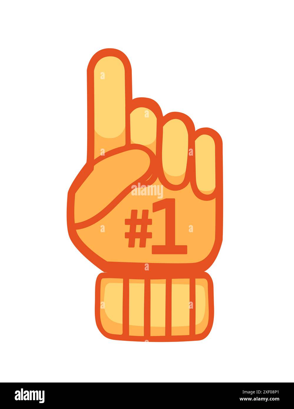 Fingers color hand number Cut Out Stock Images & Pictures - Alamy