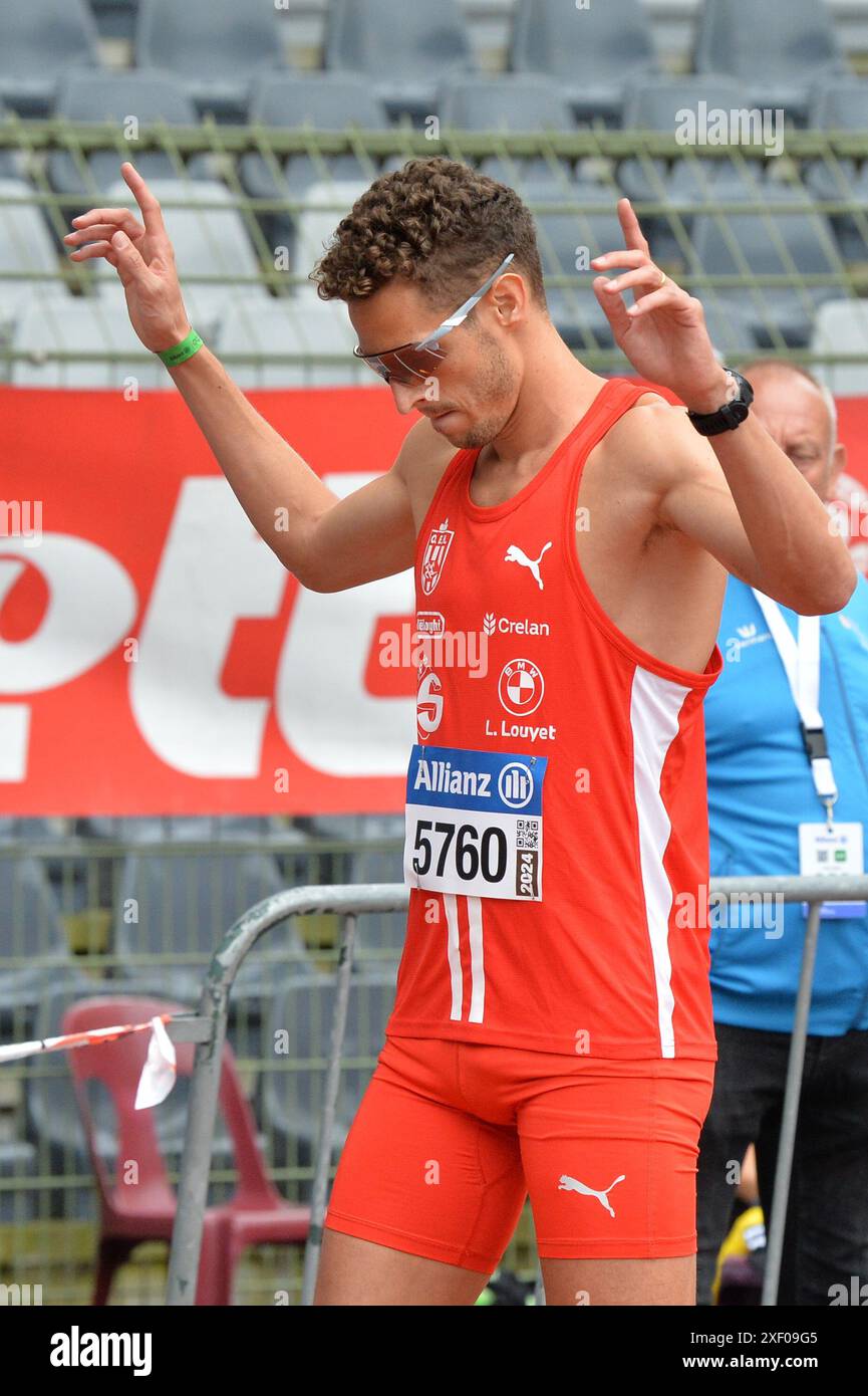 Brugge, Belgium. 30th June, 2024. Belgian Dylan Borlee pictured at the ...