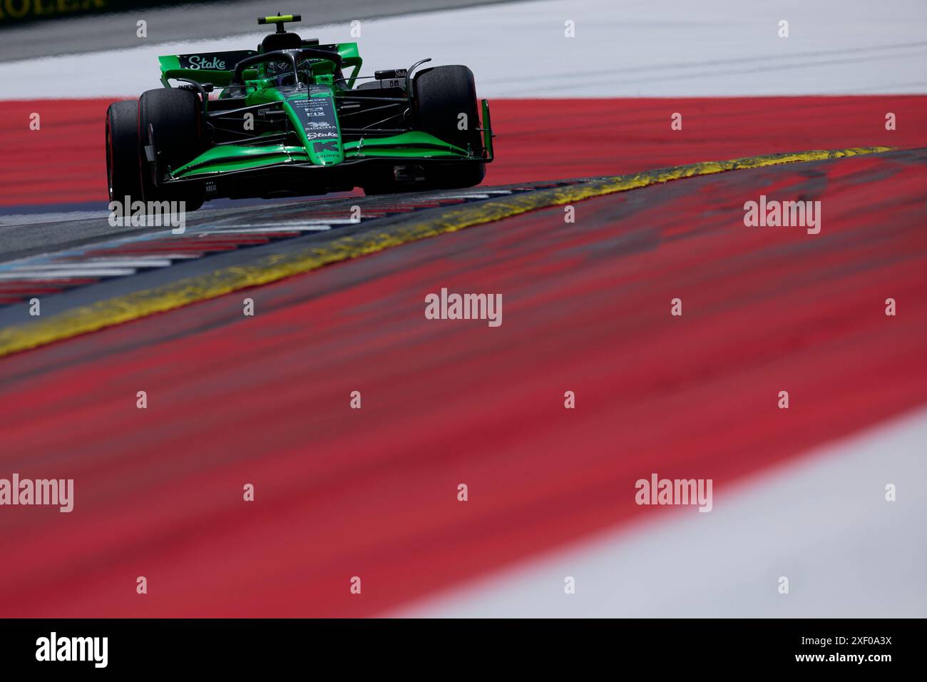 Zhou Guanyu of China driving the (24) Stake F1 Team Kick Sauber C44 ...