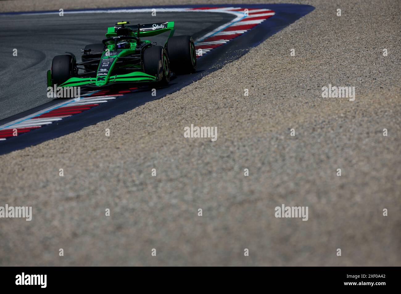 Zhou Guanyu of China driving the (24) Stake F1 Team Kick Sauber C44 ...