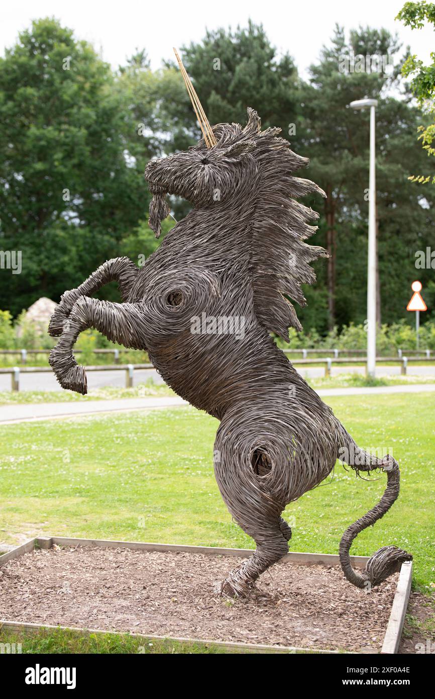 Scotland unicorn art hi-res stock photography and images - Alamy