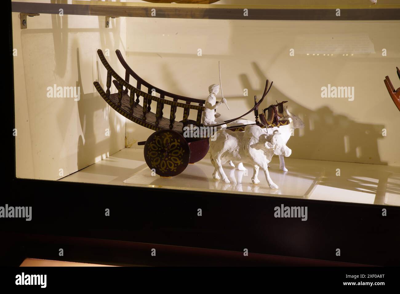 Scale-down model of Ancient Chariot. Transport Gallery, Birla ...