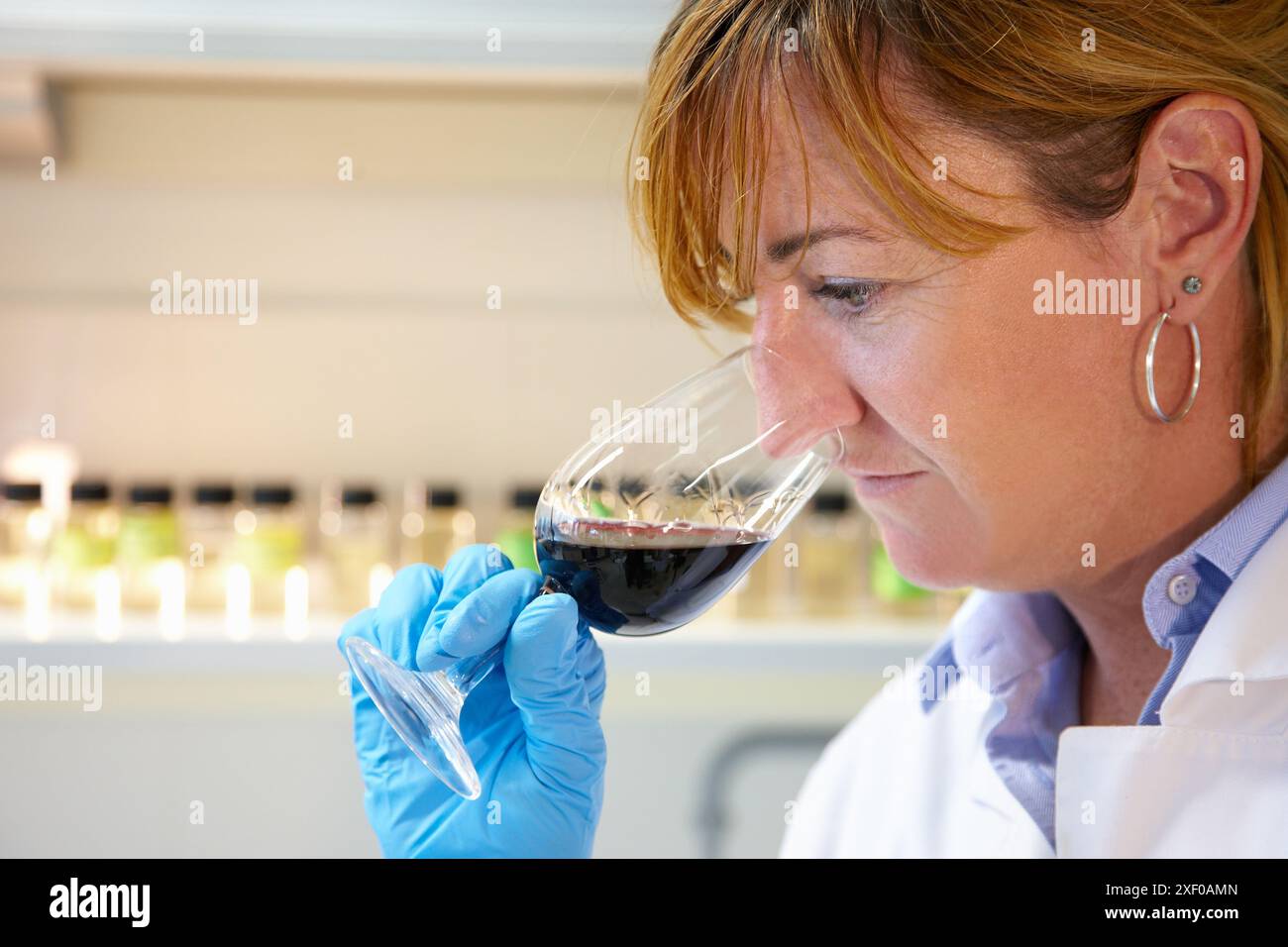 Researcher tasting a wine Sensory analysis is an indispensable tool for ...