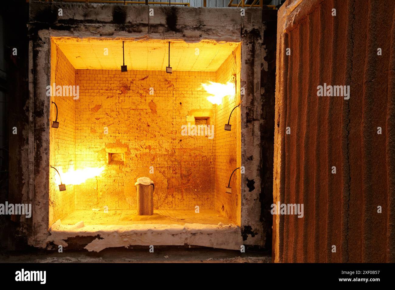 Fire resistance test, Technology Research Center, Tecnalia Construction ...