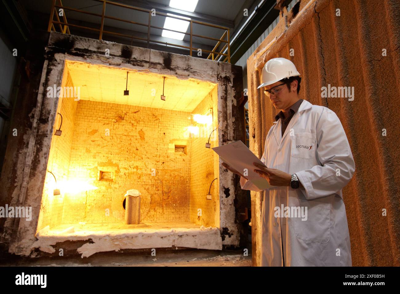 Fire resistance test, Technology Research Center, Tecnalia Construction ...