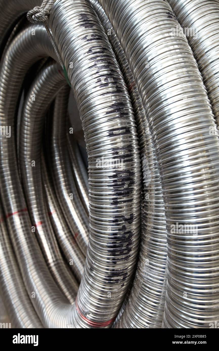 Fume extraction tube, horizontal fire resistance test furnace ...