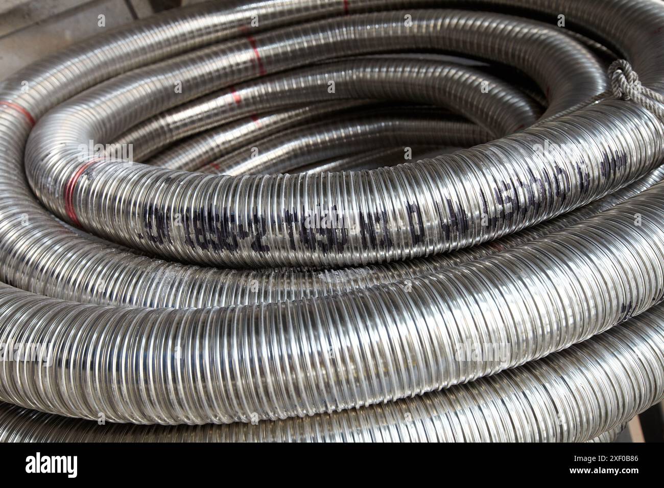 Fume extraction tube, horizontal fire resistance test furnace ...