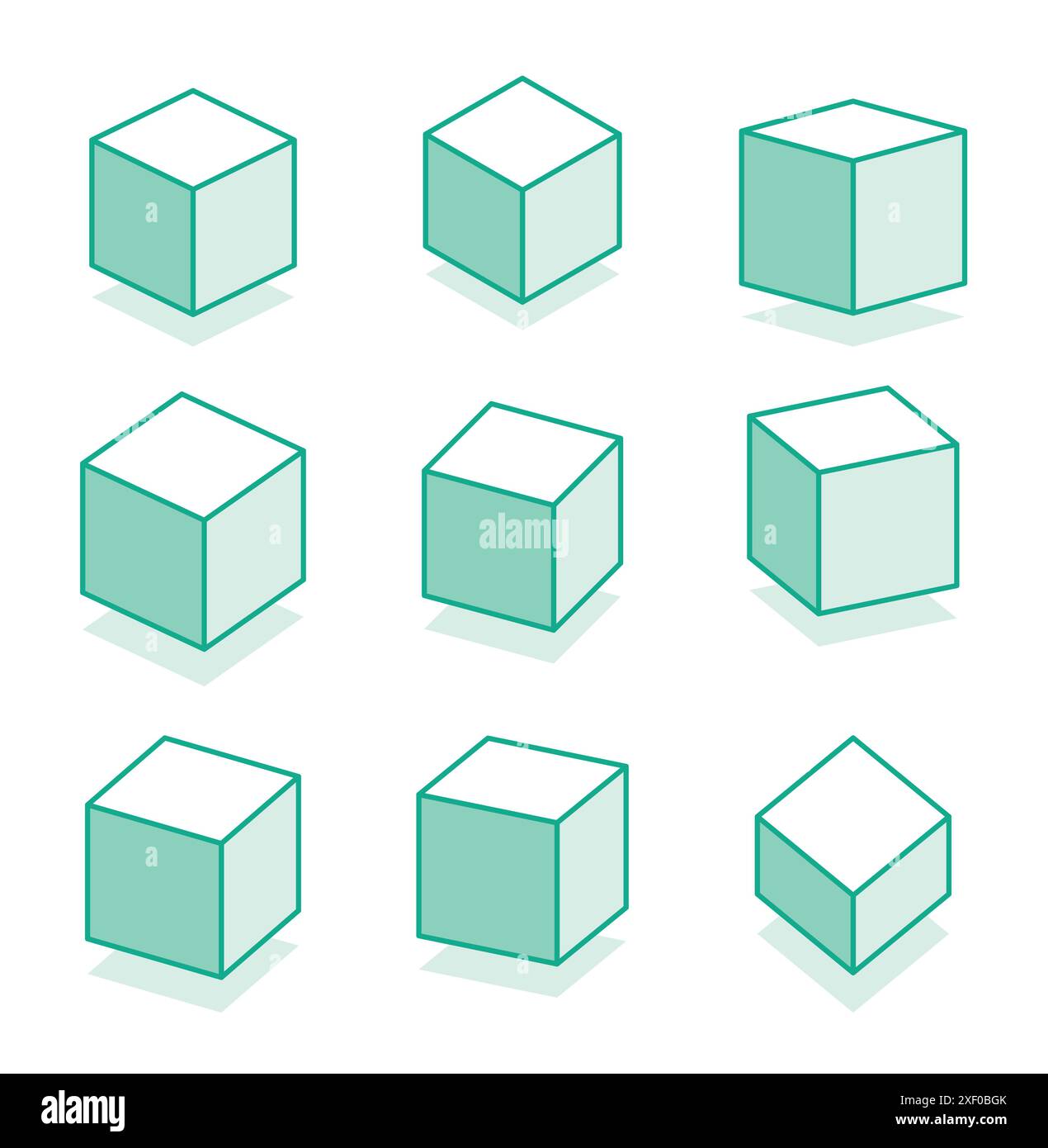 3d Rectangle Illustration Stock Vector Images Alamy