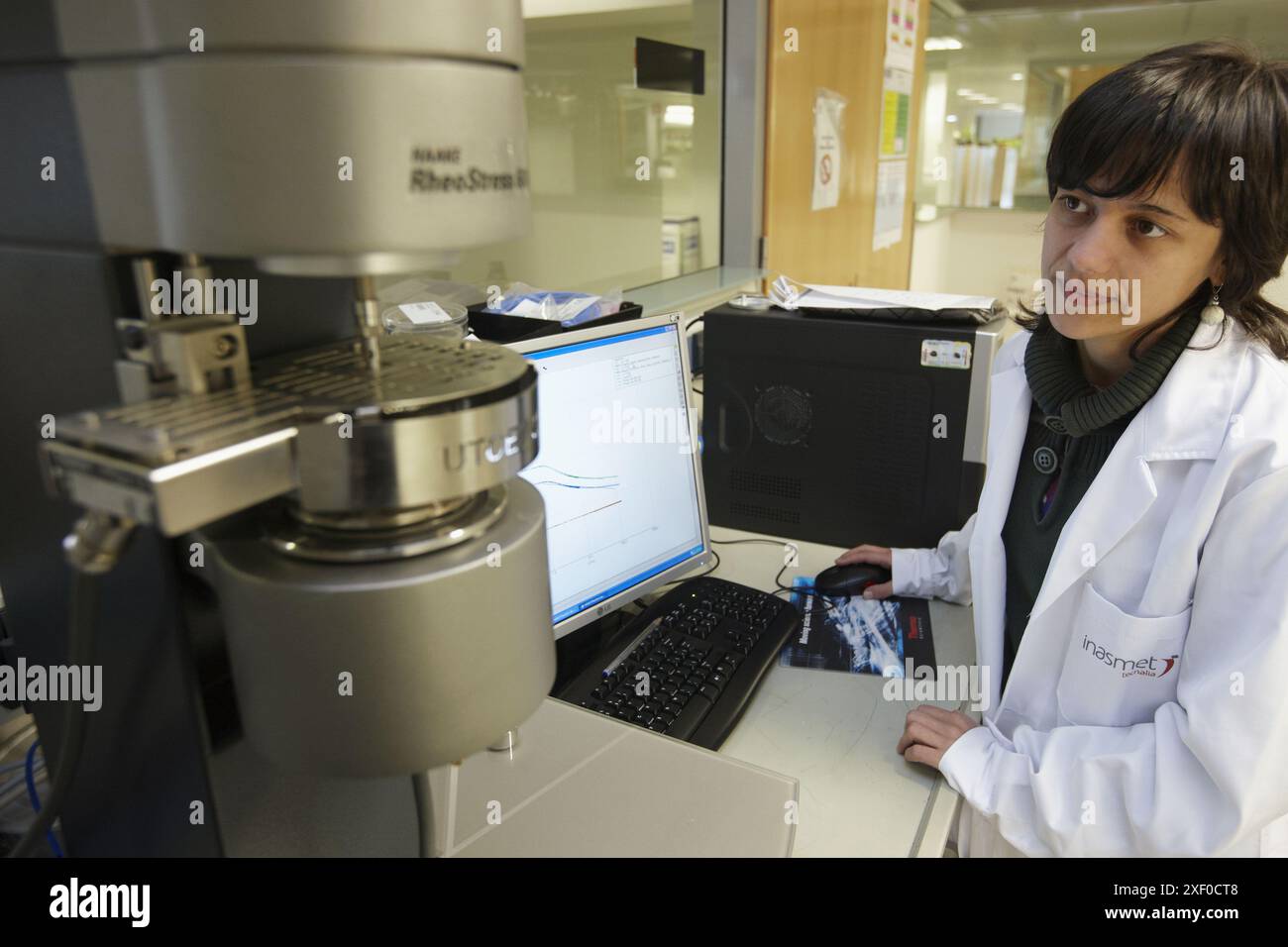 Rheometer, measurement of materials viscosity, Automotive industry Unit ...