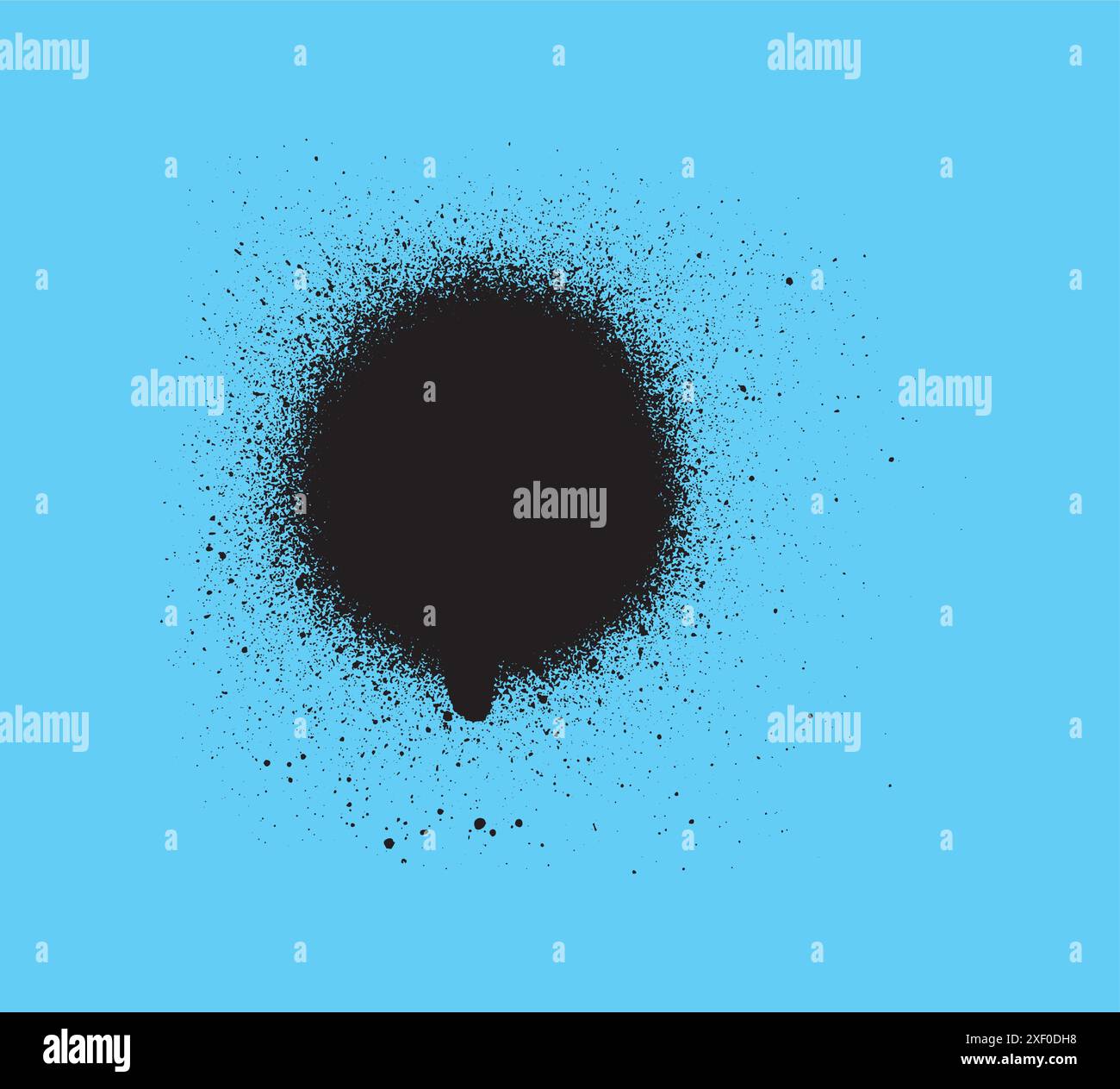 Circle white on black Stock Vector Images - Alamy