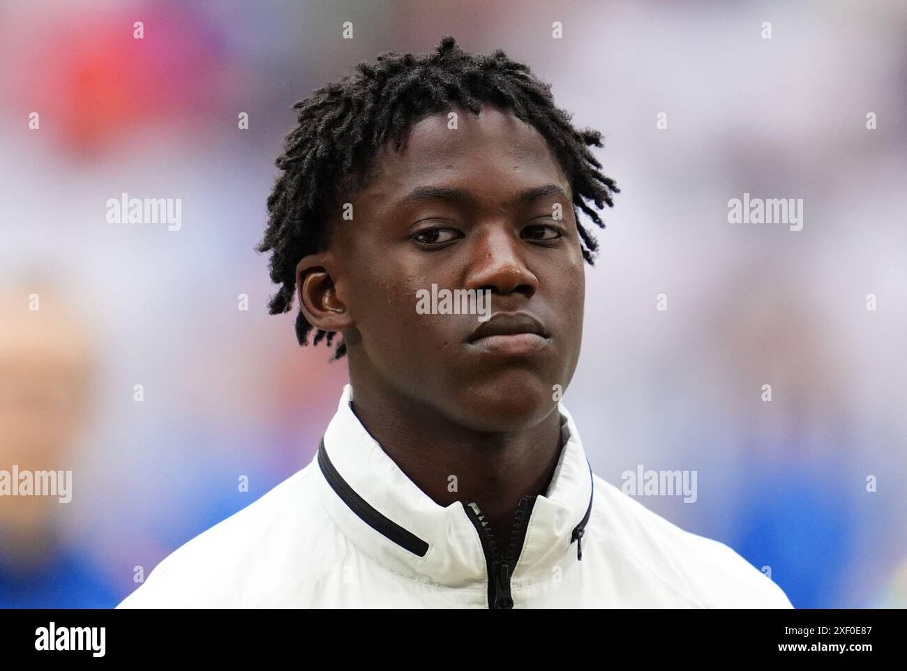 England's Kobbie Mainoo before the UEFA Euro 2024, round of 16 match at ...