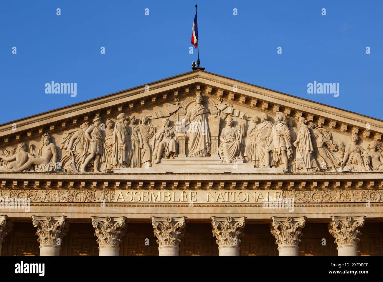 Bas-relief on the National Assembly building , aka Bourbon palace or ...
