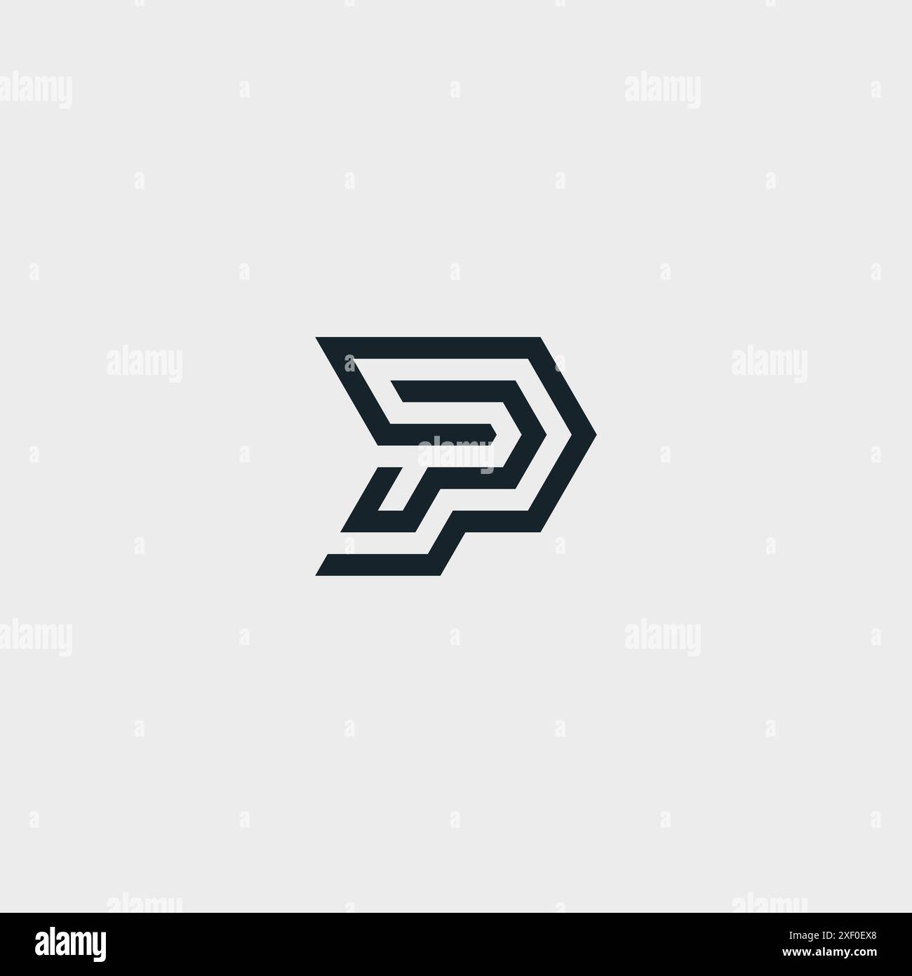 Modern pp logo latter vector template Stock Vector Image & Art - Alamy