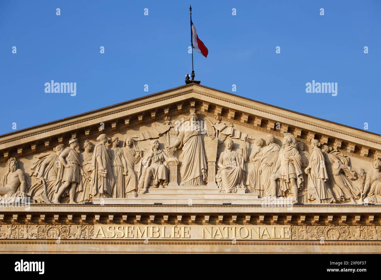 Bas-relief on the National Assembly building , aka Bourbon palace or ...