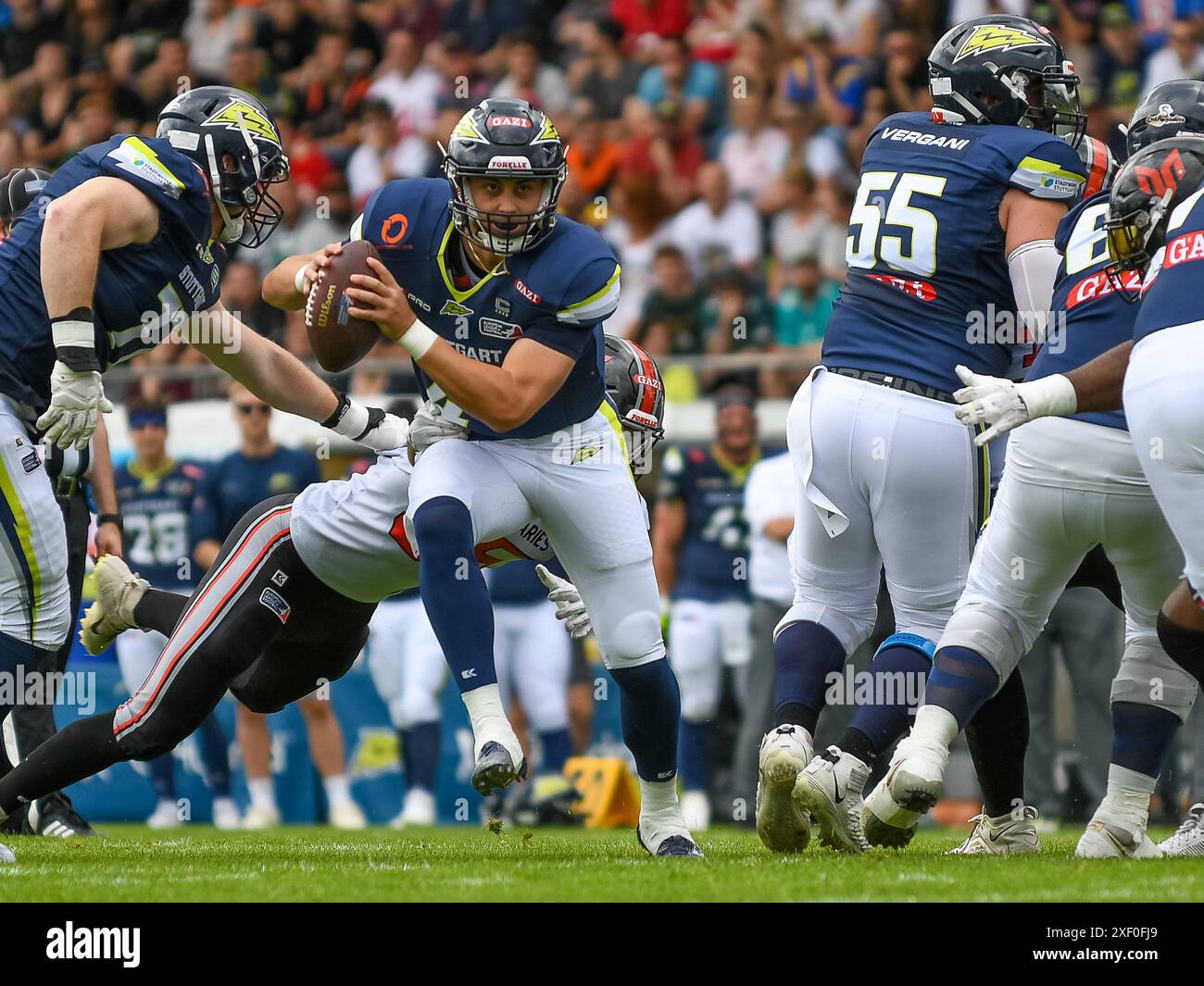 Reilly Hennessey (Stuttgart Surge #4), Stuttgart Surge vs. Helvetic ...
