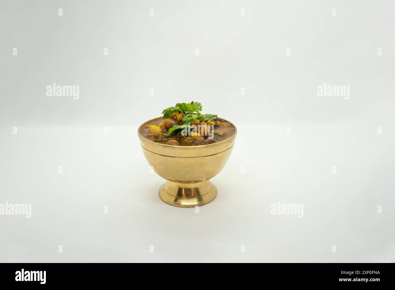 A bowl filled with nutritious mixed beans soup Kwati for Janai Purnima ...